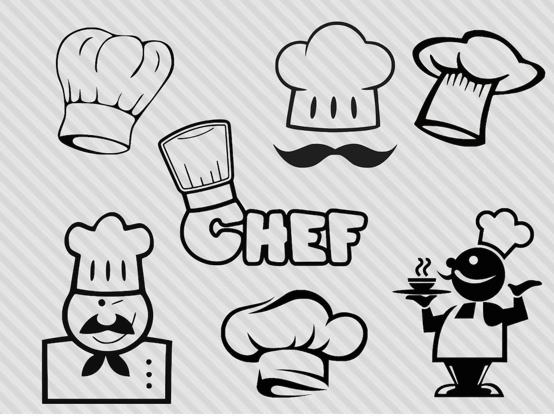 Chef Svg Bundle Culinary Svg Bundle Chef Clipart Culinary - Etsy