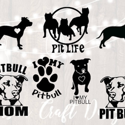 Pitbull Svg Bundle Pitbull SVG Pitbull Mom Svg Pit Svg - Etsy