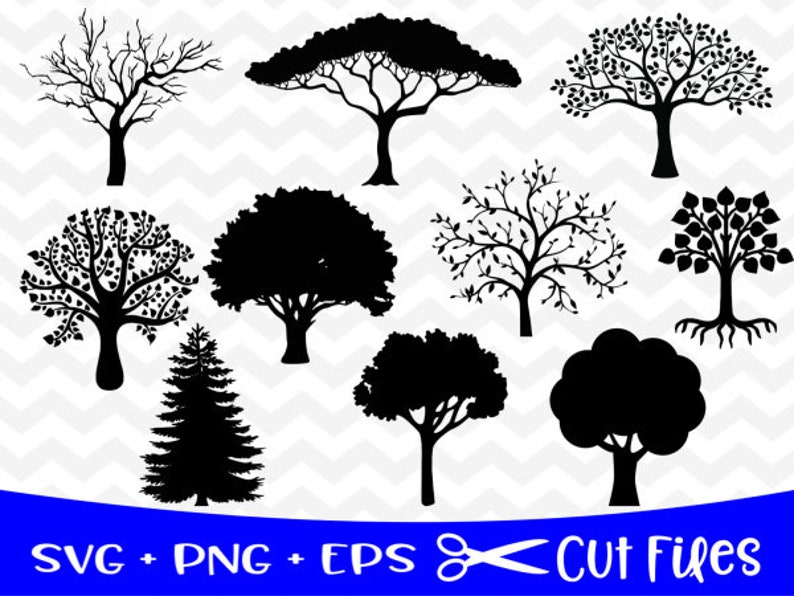 Tree SVG Bundle Family SVG Bundle Tree Cut File Tree - Etsy