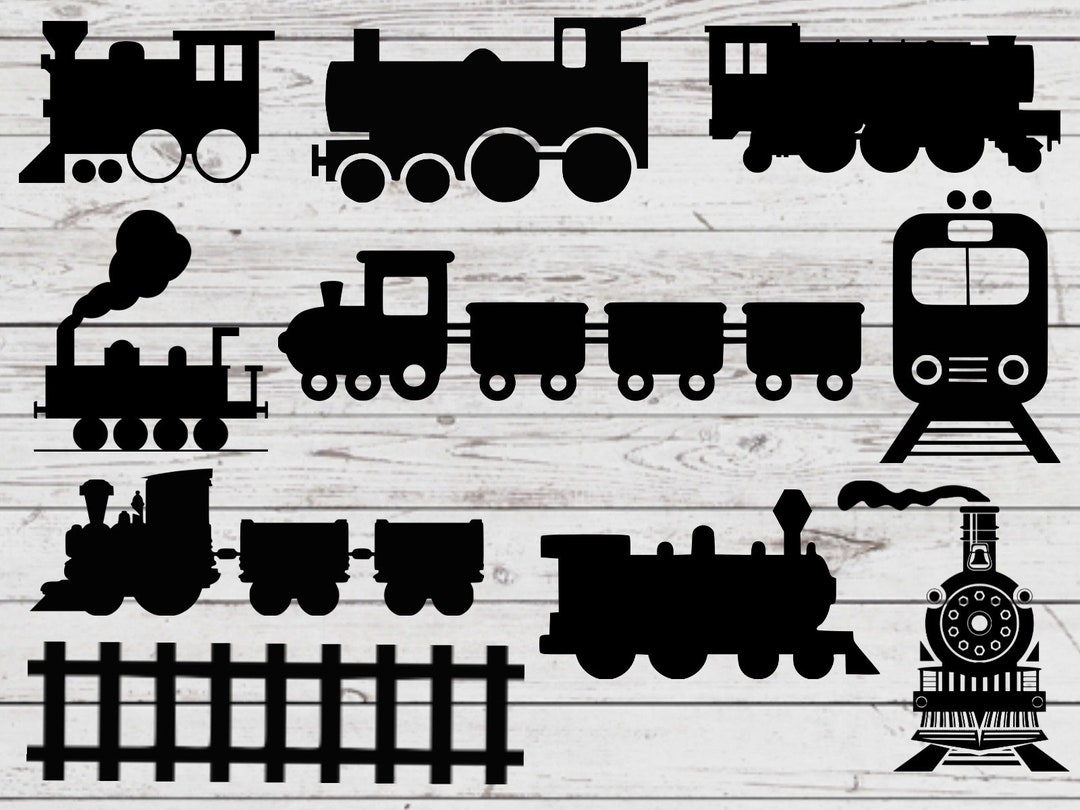 Train SVG Bundle, Choo Choo SVG Bundle, Train Cut File, Train Clipart ...