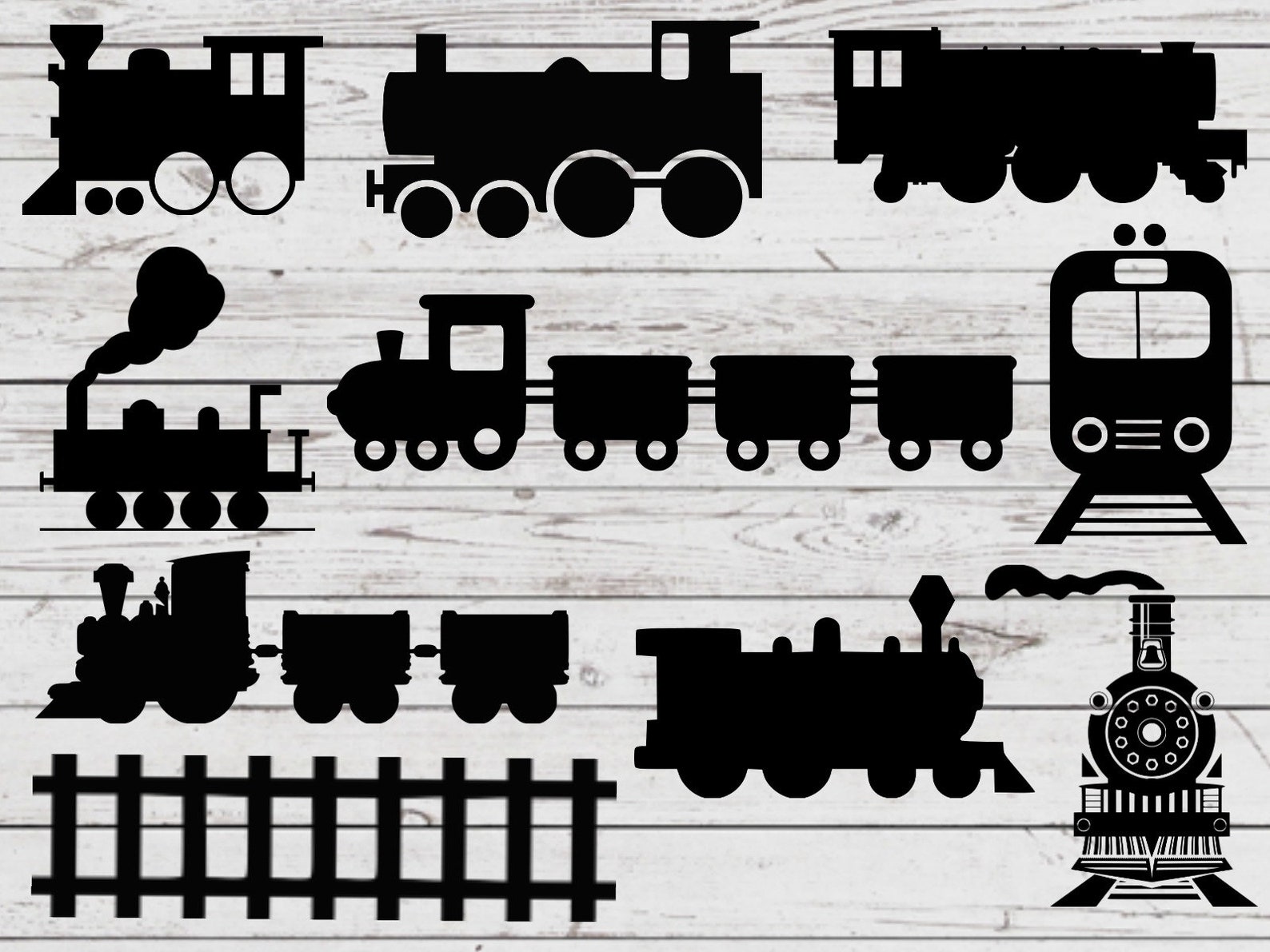 Train SVG Bundle, Choo Choo SVG Bundle, Train Cut File, Train Clipart ...