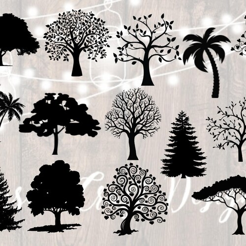 TREE SVG Tree Svg Bundle - Etsy