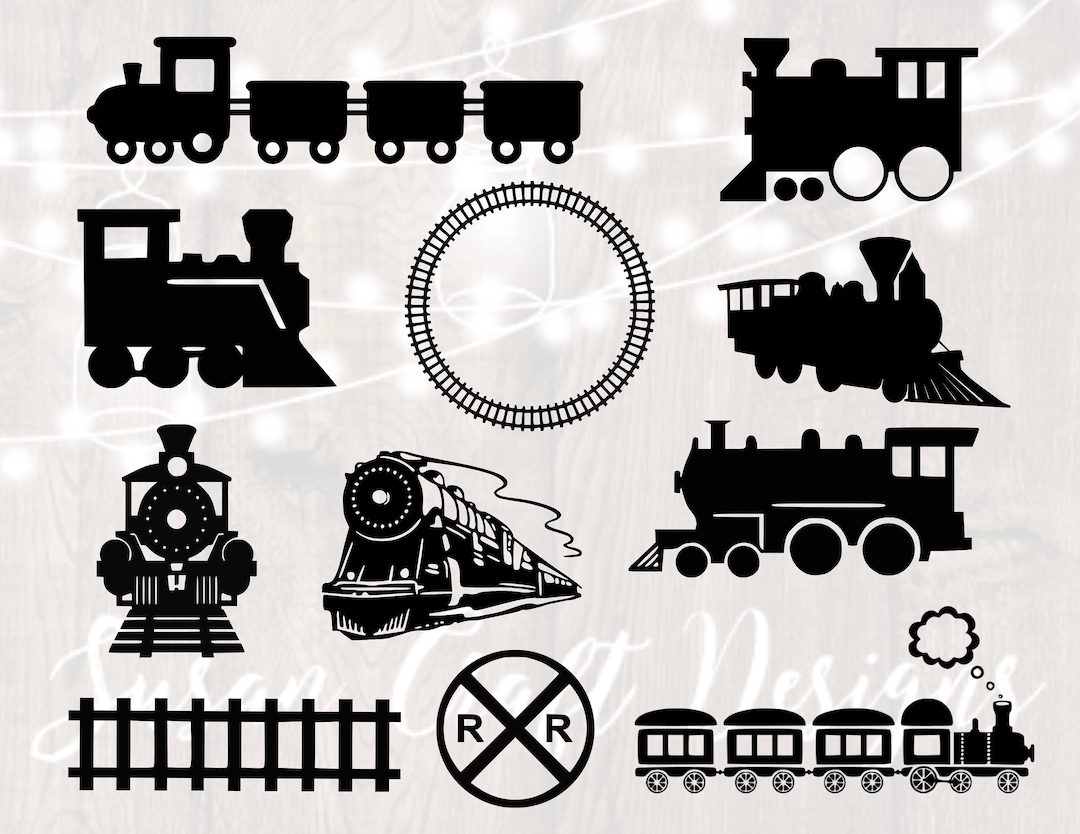Train Svg Bundle, Trains Svg, Train Clipart, Cut Files for Cricut and ...