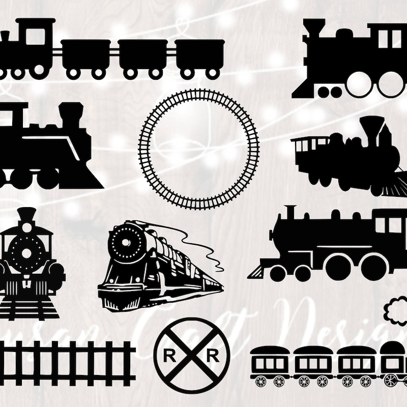 Railroad Tracks Svg - Etsy