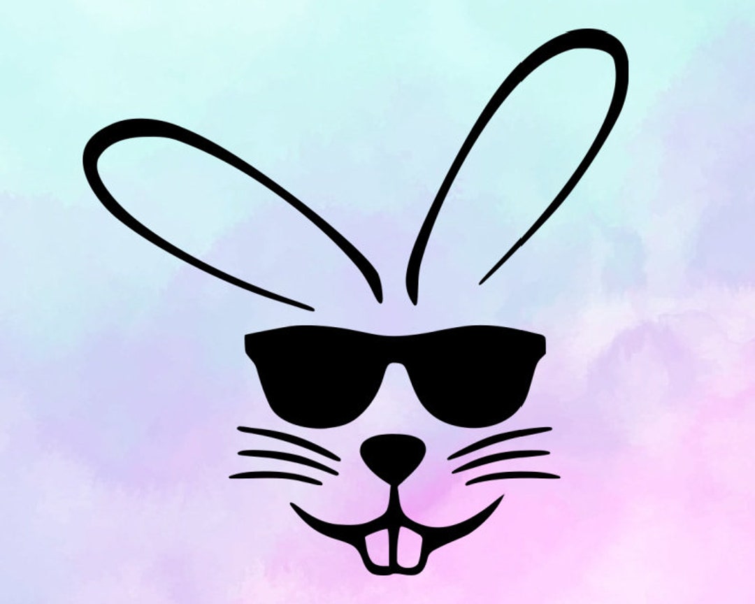 Easter Bunny With Sunglasses Svg, Easter Shirt Svg, Easter Svg, Png - Etsy