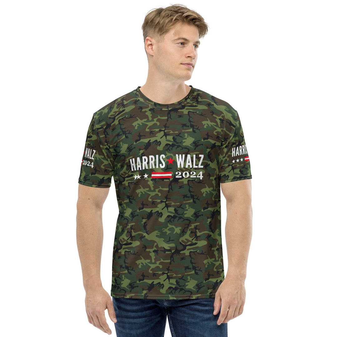 Harris Walz Camo Shirt, Harris Walz Camouflage T-shirt, Kamala We Are ...