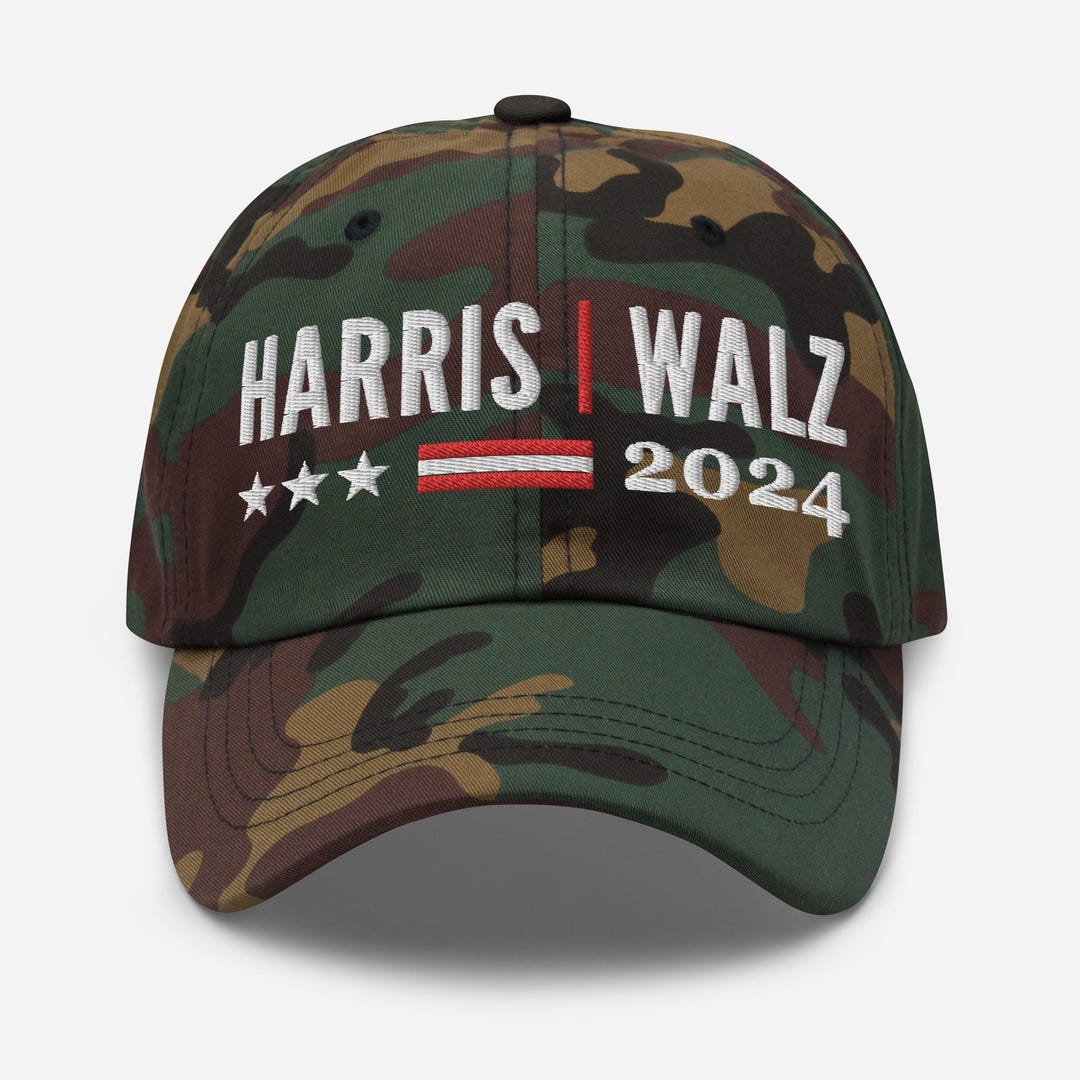 Harris Walz Hat, Camo Cap, Camouflage Hat, Harris Walz Cap, Harris Walz ...