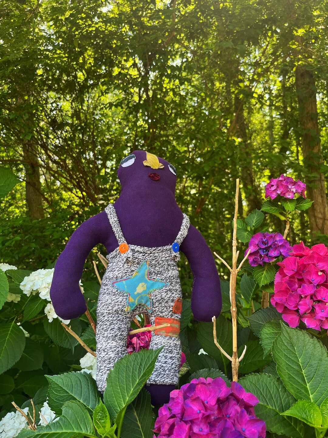 Randy, Handmade Stuffed Monster - Etsy