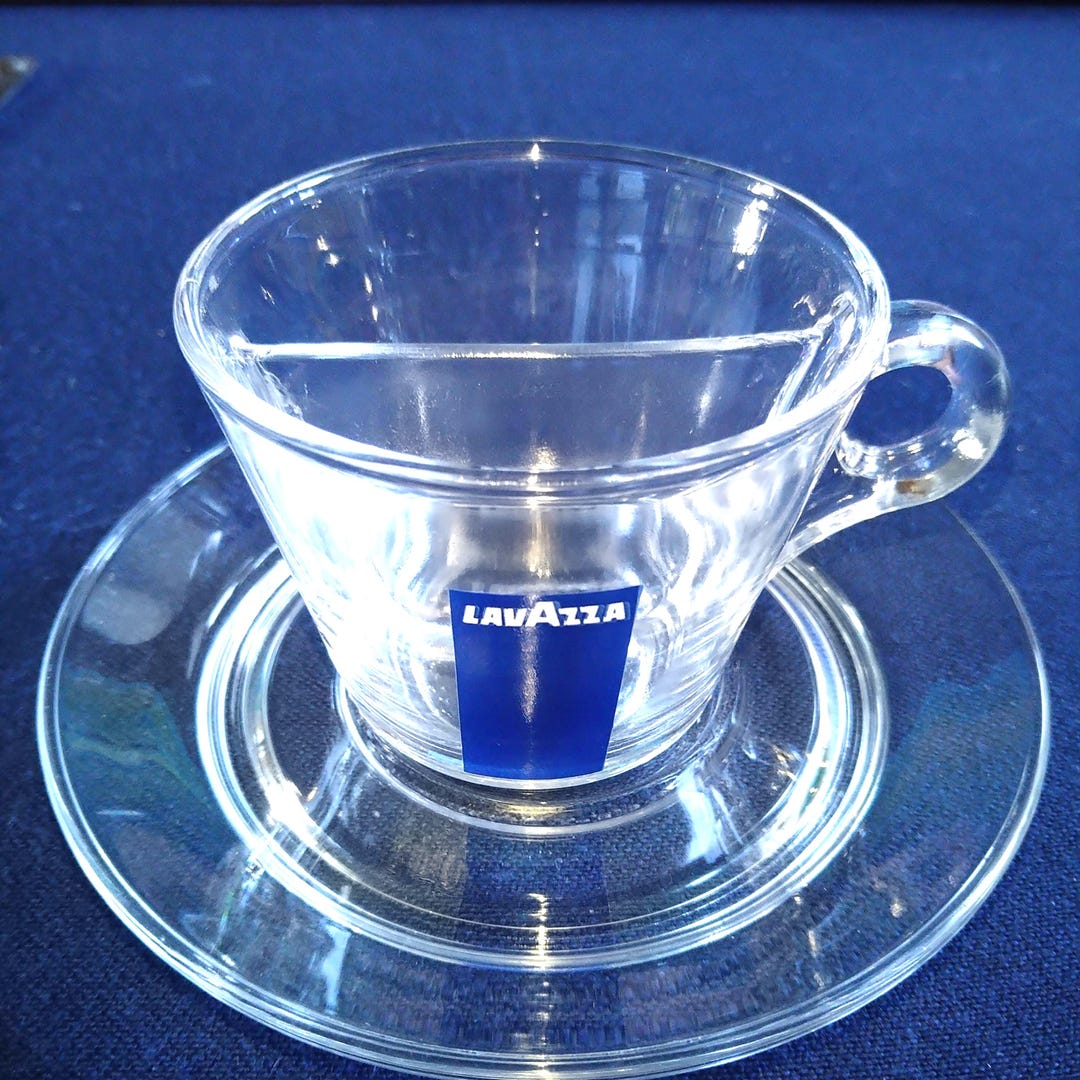 Lavazza Rarity. Patented Double Cup, Glass. Original Cappuccino Version ...