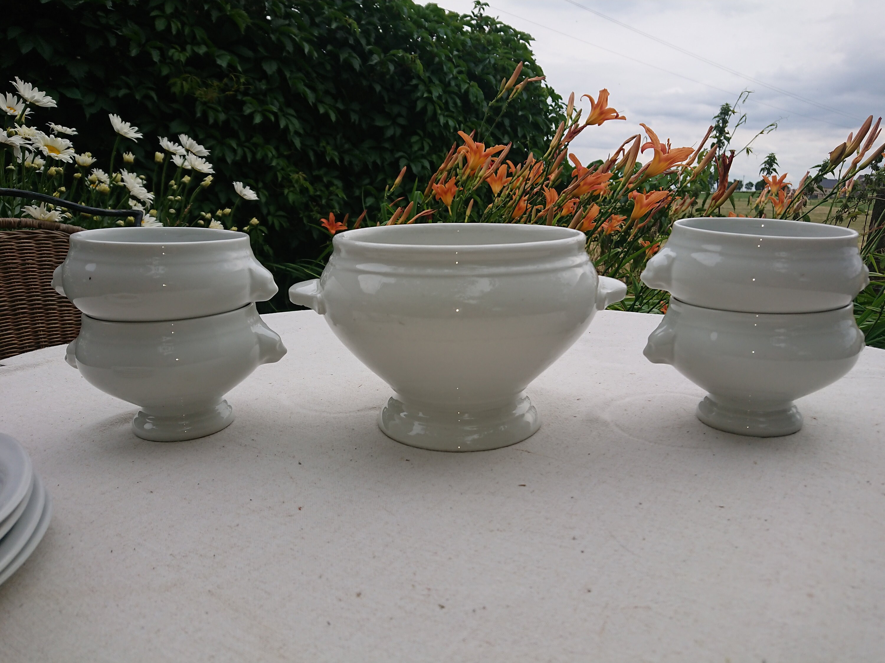 Small Lion Head Arrangement for 4 People in White. Categories - Etsy