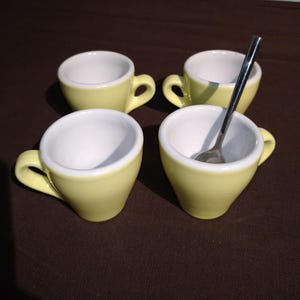 Original Nuova Point Italy, Set of 4 Classic Espresso Cups, Very Rare ...