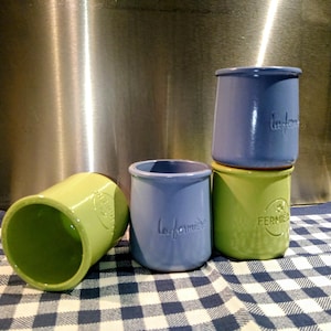 Green Yogurt Pots - Etsy