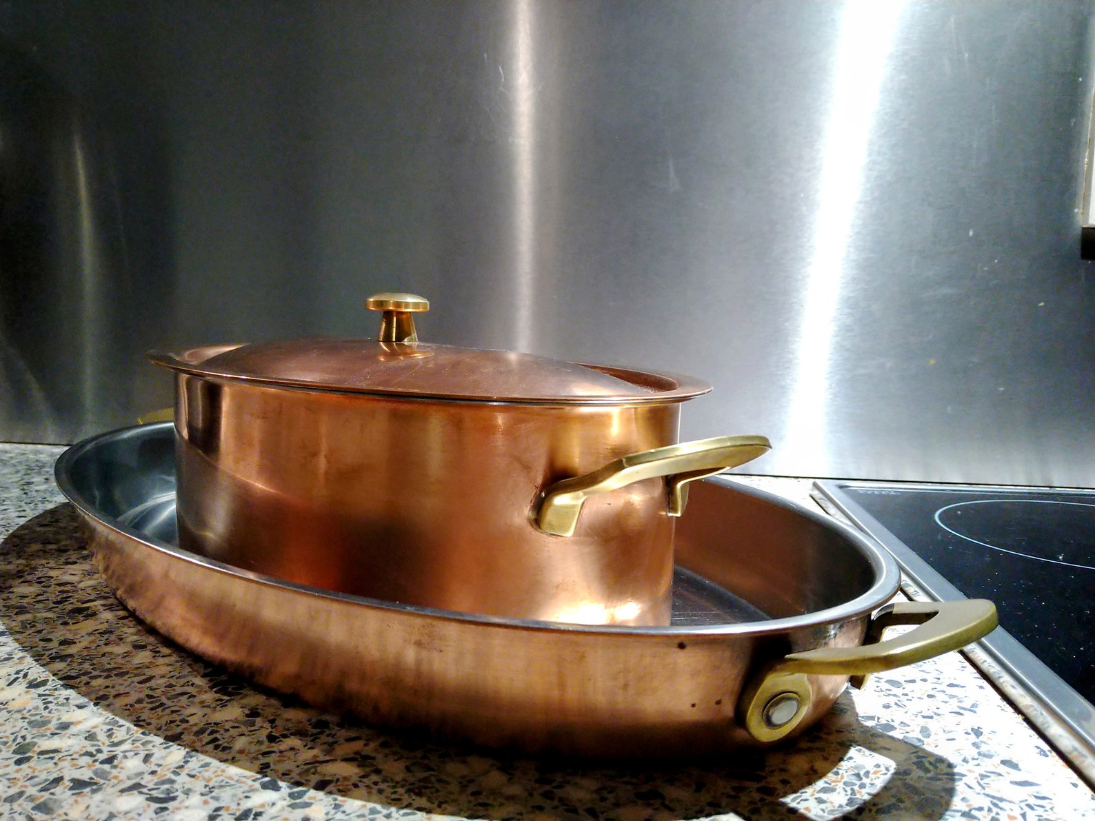 SPRING Culinox Copper Stainless Steel. Switzerland, Profess. Cookware ...