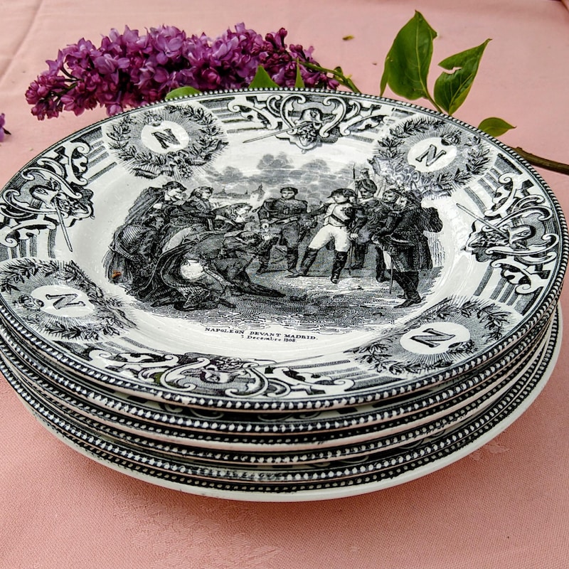 Vintage napoleon teller - Etsy.de