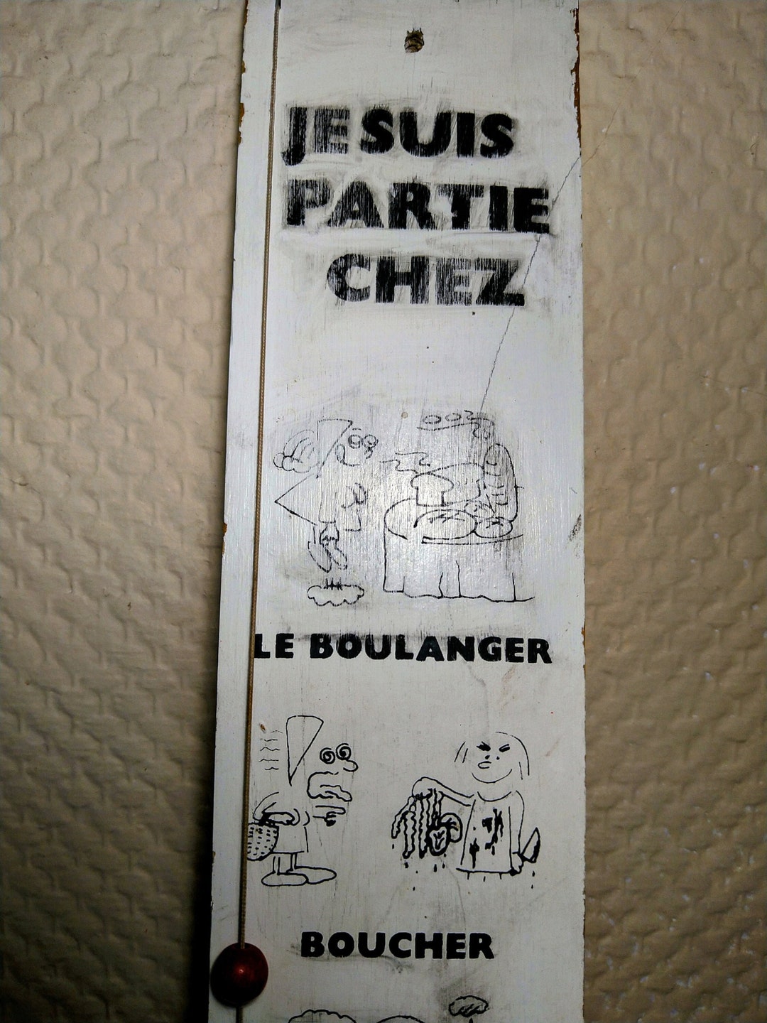 Humorous French Message Board, Memory Board, Vintage, Wood. Theme ...