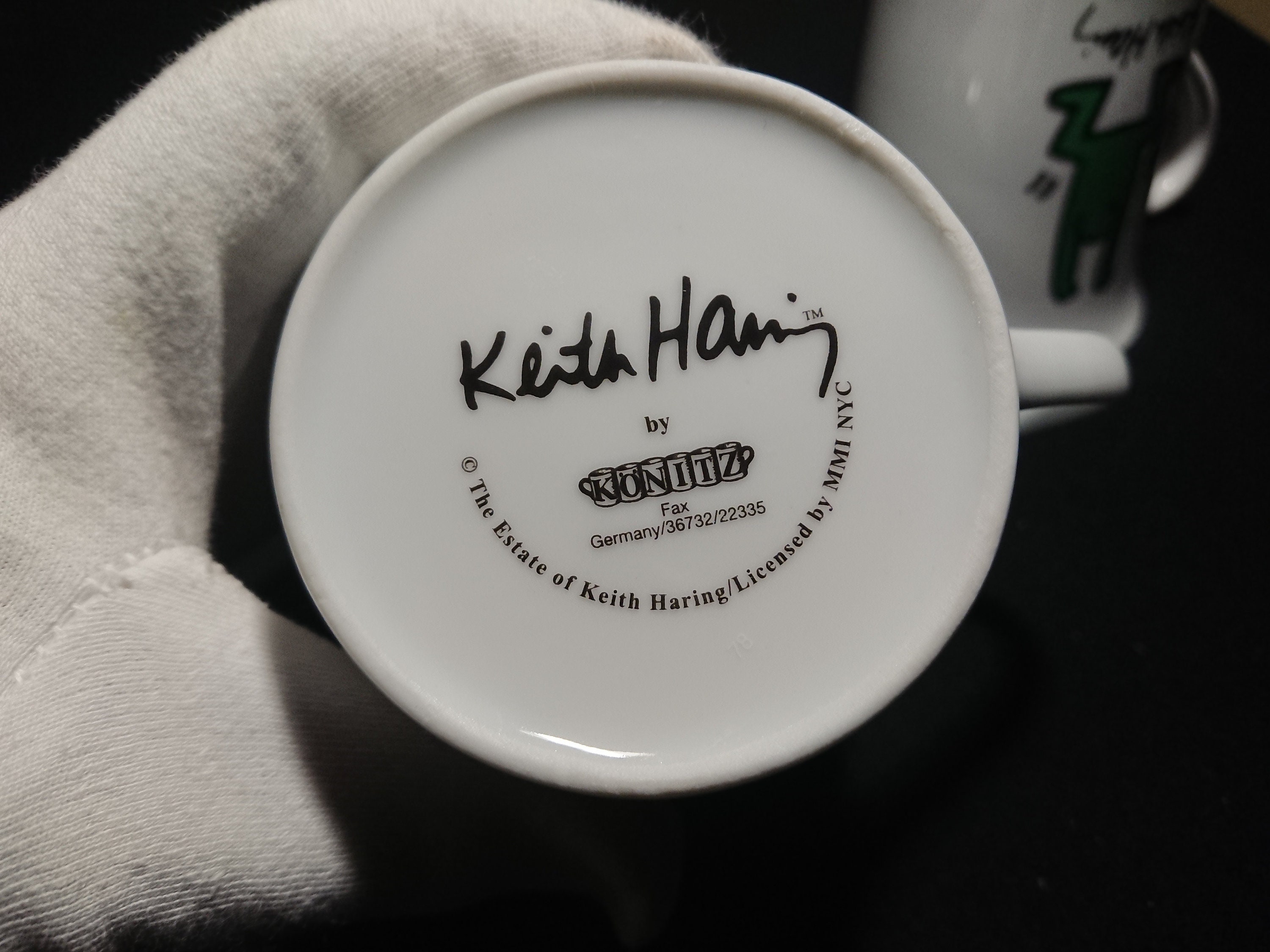 Keith Haring Espresso Cups, Motif DANCE, License MMI New York for ...