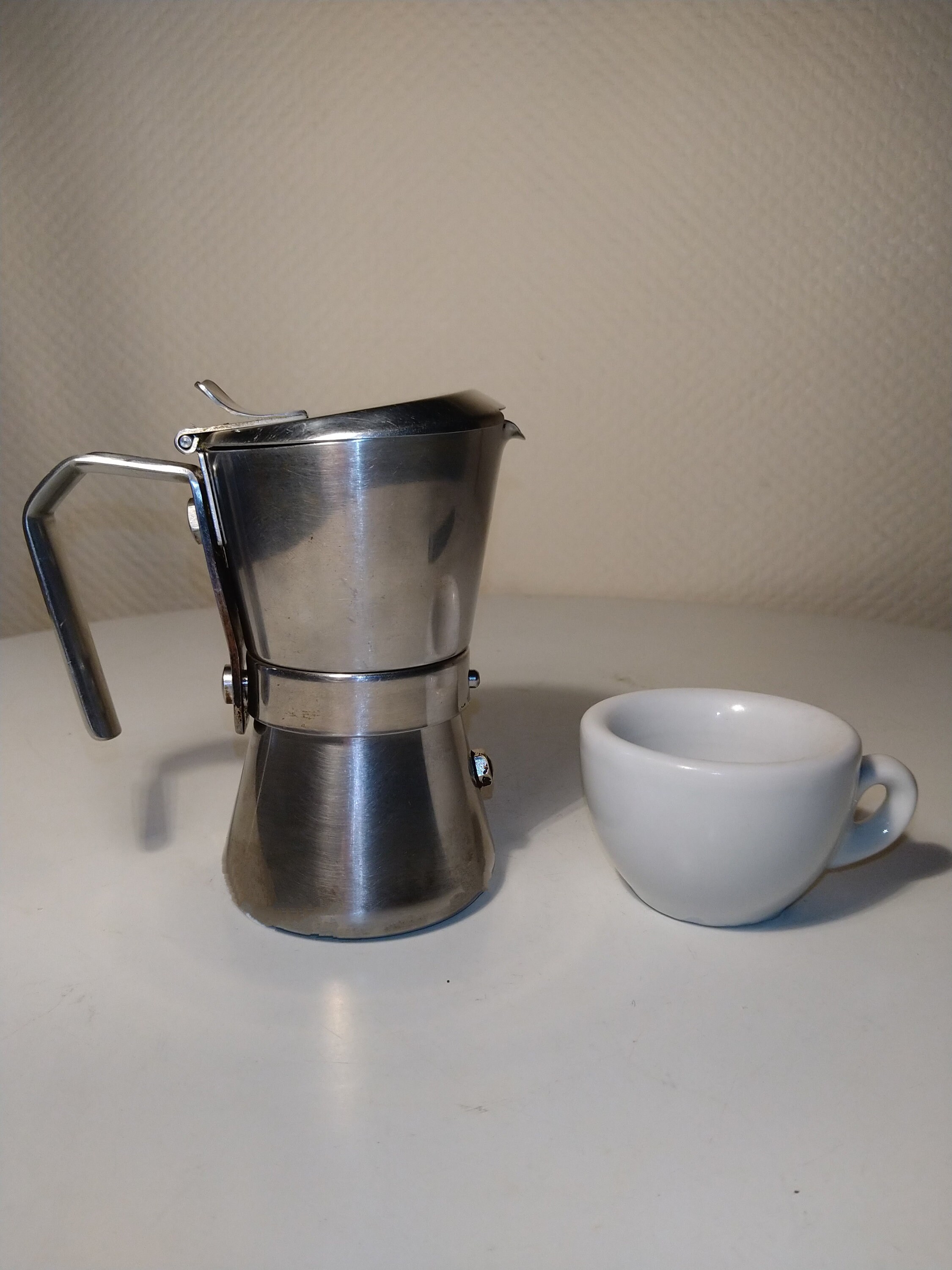 Smallest GIANNINA Espresso Maker, Italy, Mini Caffettiera, Top Stove ...