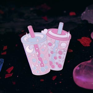 Tea4tea Pin - T4T Trans Bubble Tea - Enamel Lapel Pin - Transgender ...