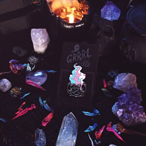 Trans Witch Cauldron Pin Enamel Lapel Pin Non-binary Genderqueer ...