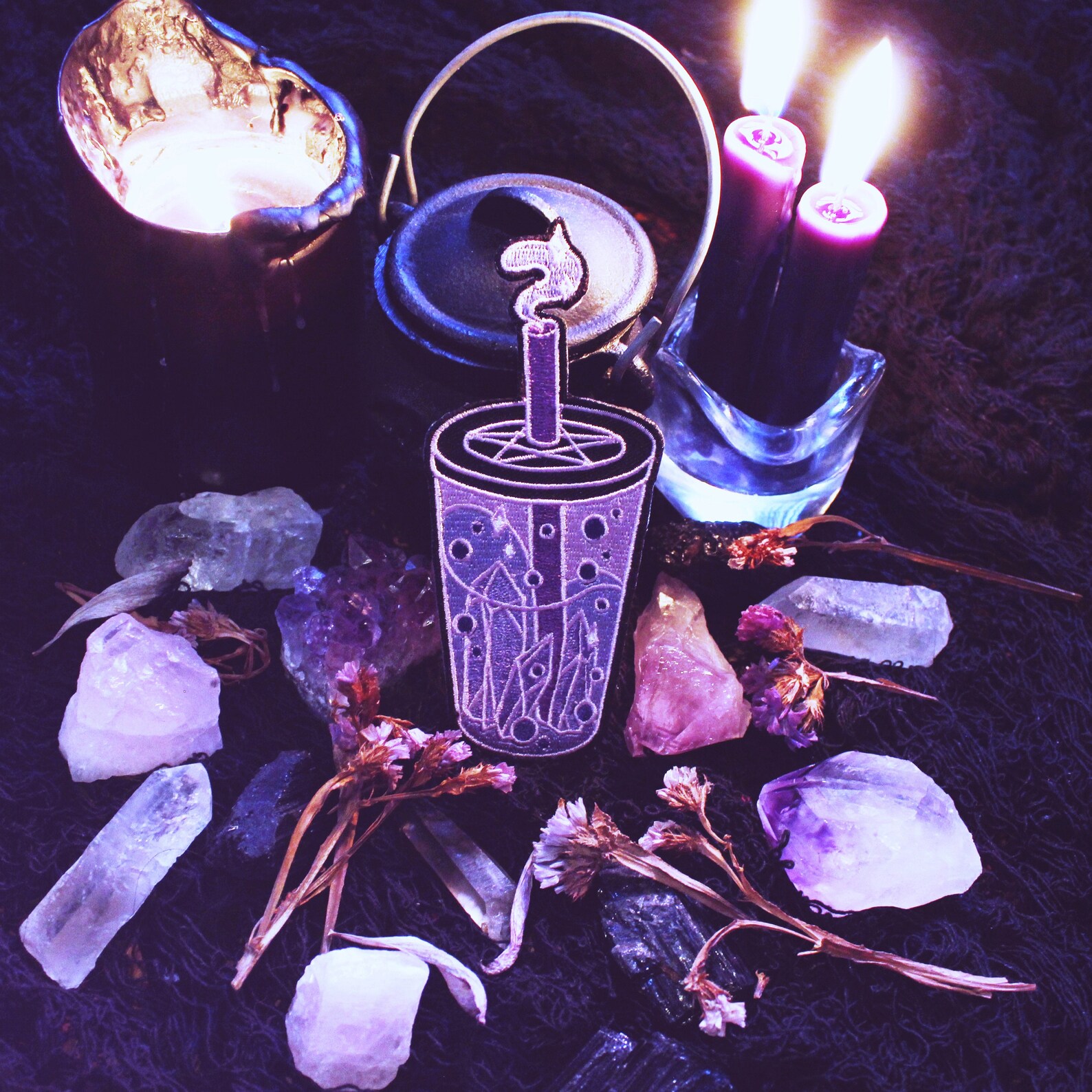 Witch Boba Patch 5 Iron on Embroidered Patch Bubble - Etsy