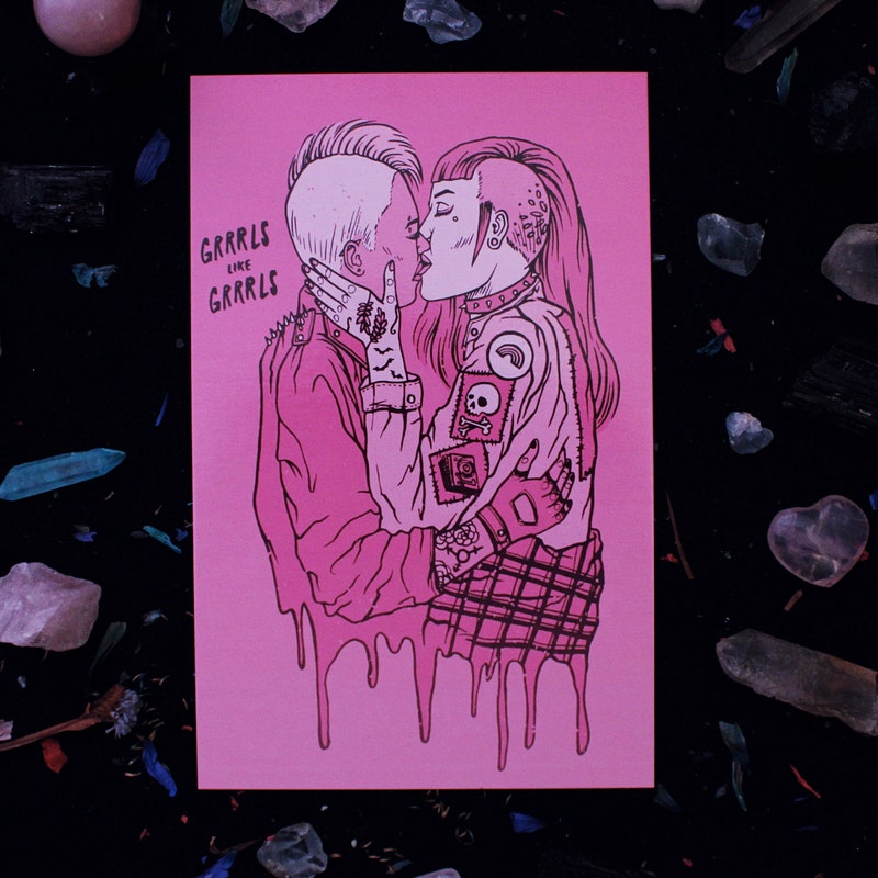 Riot Grrrl Art Print - Etsy