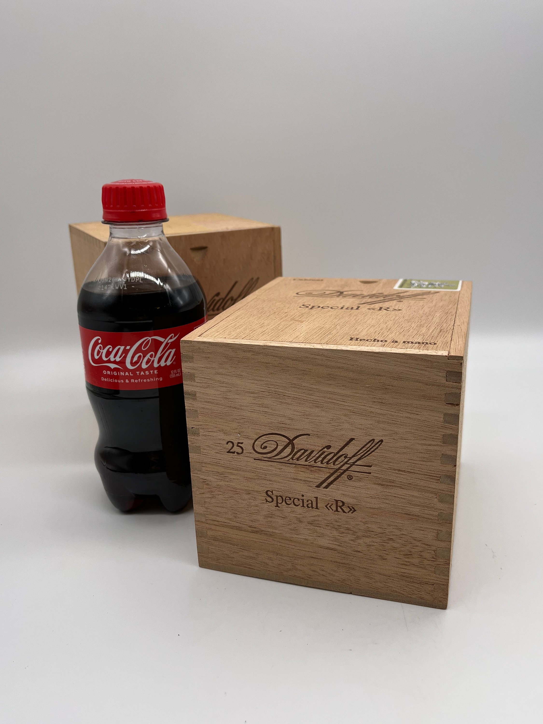 Davidoff Special R Empty Dovetail Wooden Cigar Box Made in Dominican ...