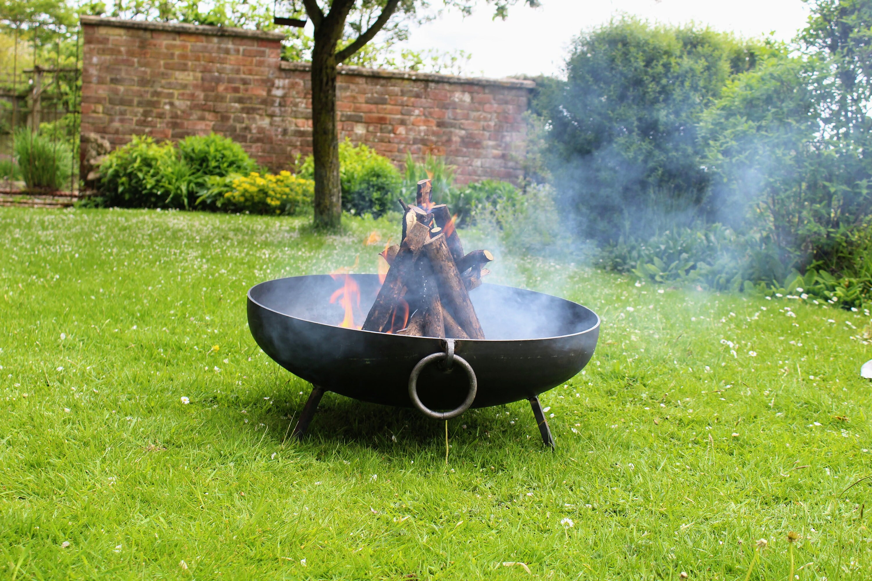 Blacksmith Made Fire Pit, Large, Big, Handmade, BBQ, Outdoor Cooking ...