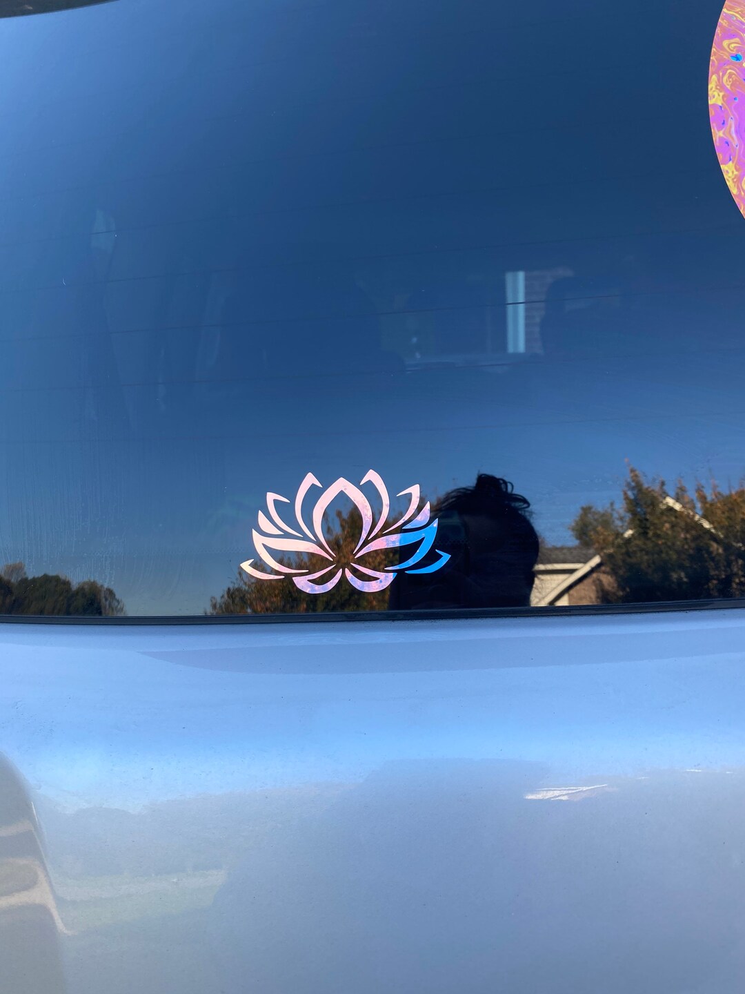 Lotus Flower Car Decal - Etsy