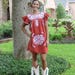 Ladies Dress UT Game Day Dress Longhorn Mexican Dress Burnt Orange ...