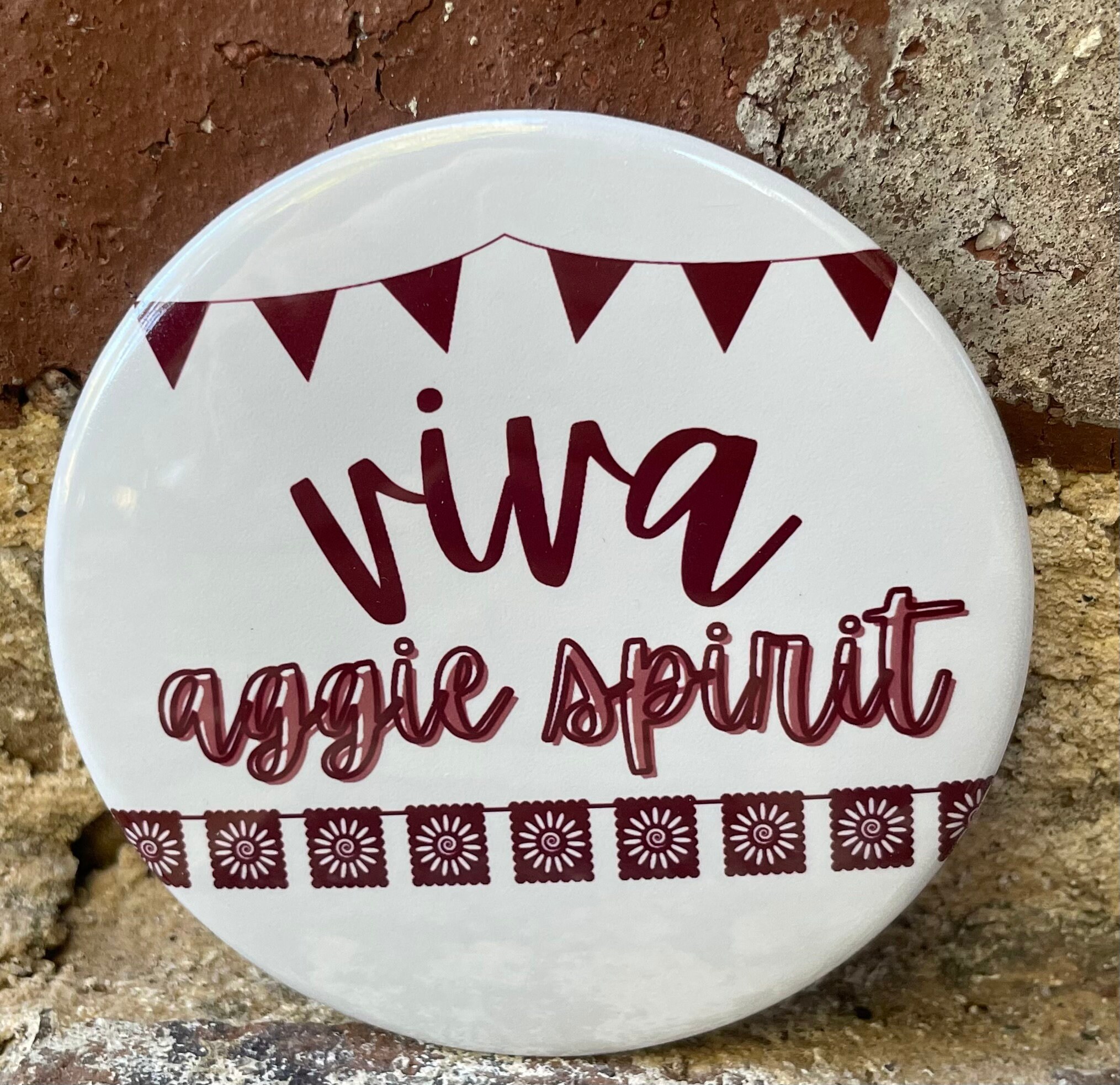 Show Your Aggie Spirit!! Super Cute TEXAS A&M Game Day 3 Inch Pin ...