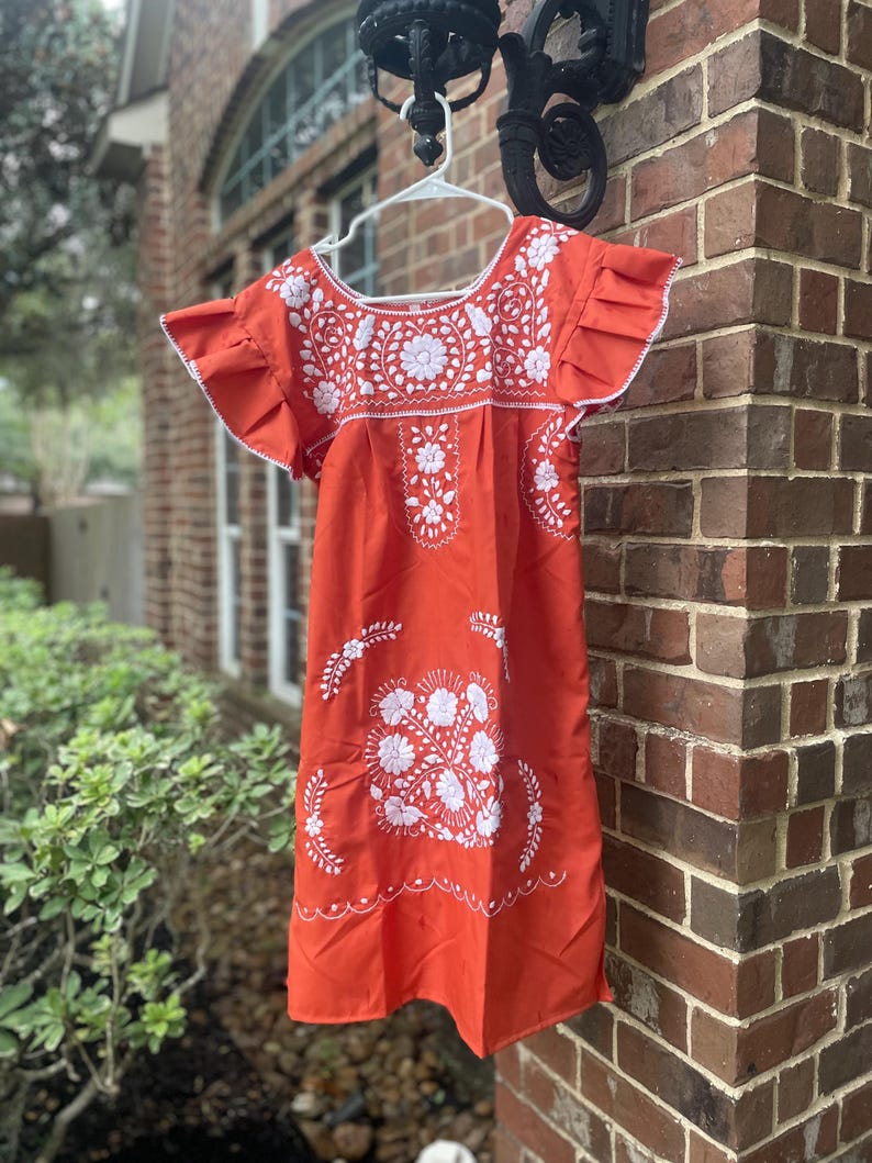 Ladies Dress UT Game Day Dress Longhorn Mexican Dress Burnt Orange ...