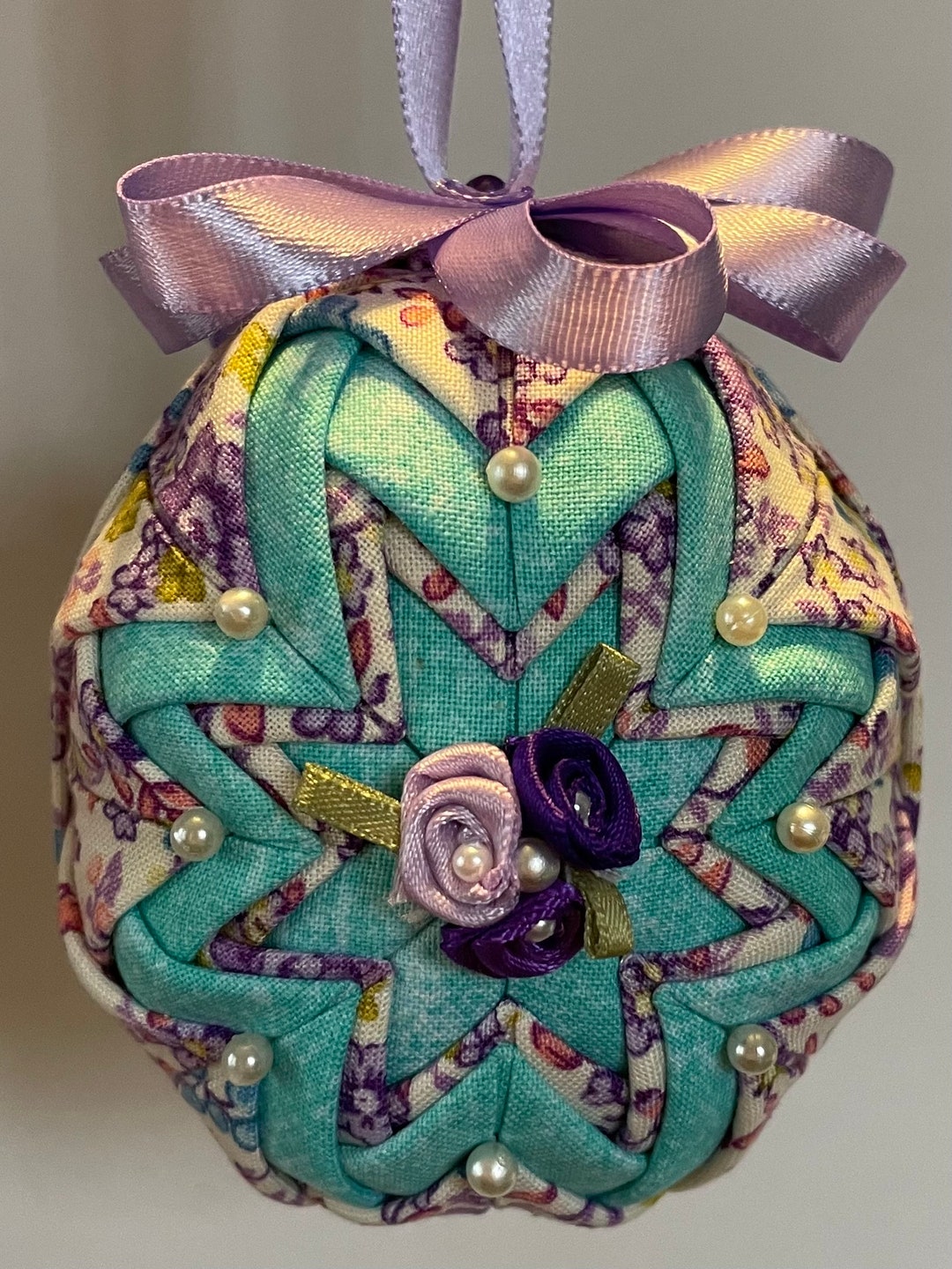 Folded Fabric Easter Egg - Etsy