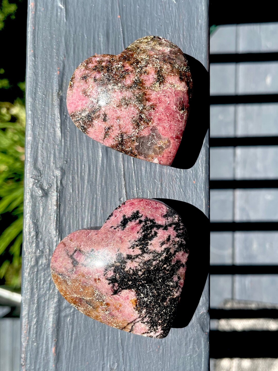 Peru Rhodonite Puffy Heart • (2 Sizes) • 2.25” X 2.25” & 2.5” X 2.5” - Etsy