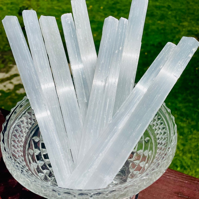 Selenite Wand - Etsy