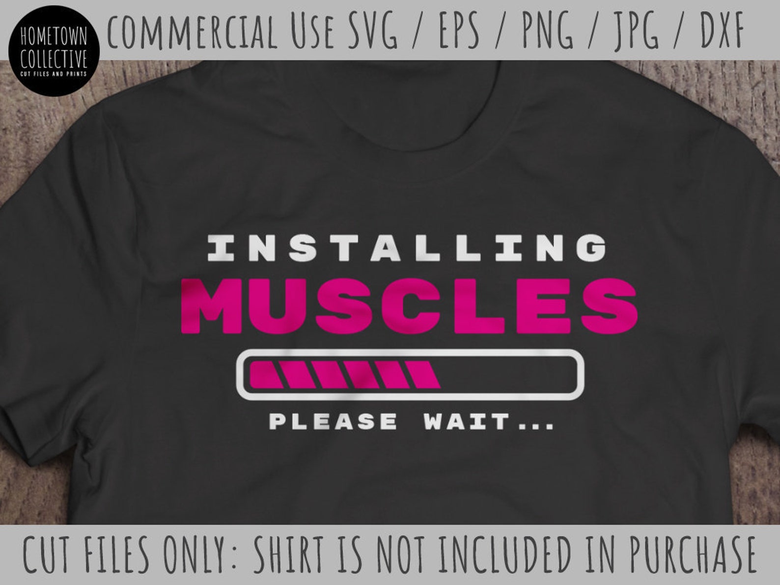 Installing Muscles Svg Installing Muscles Svg Loading Bar | Etsy