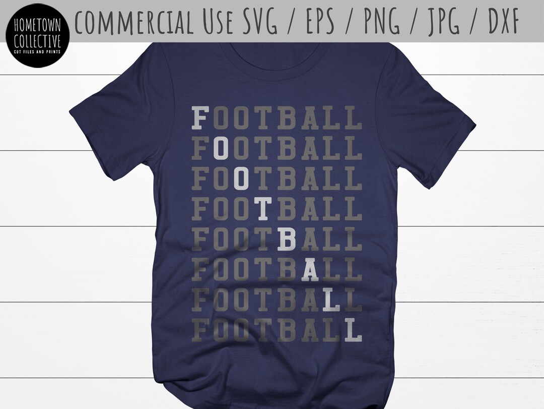 Football Svg, Youth Sports Svg, Tackle Football Svg, Cut Files, Cheer ...