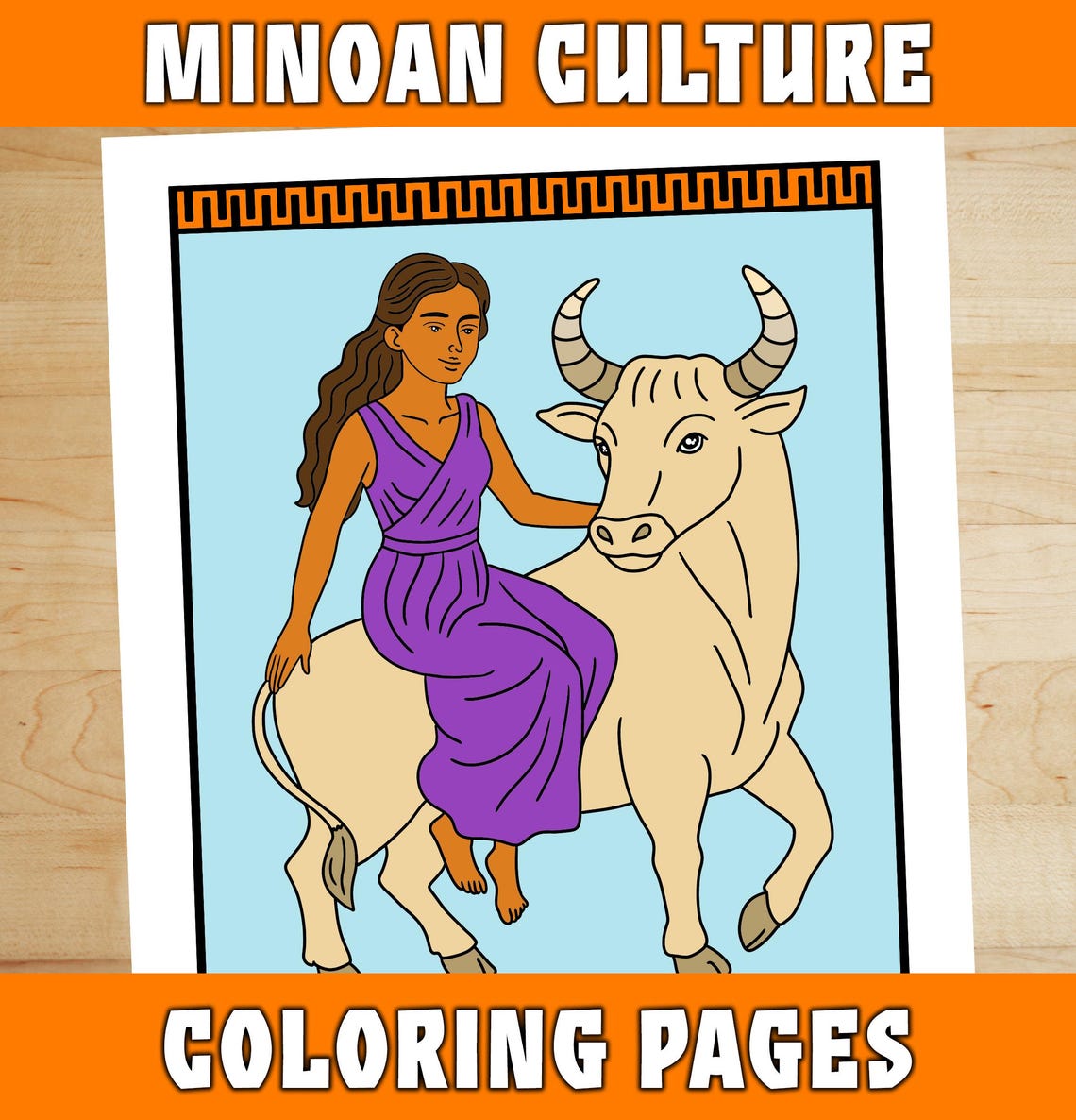 Minoan Culture History Coloring Pages | Classical Education ...