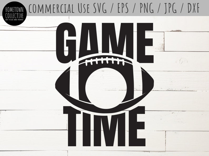 Football Svg Football Svg Game Time Svg Sports Fall Ball | Etsy
