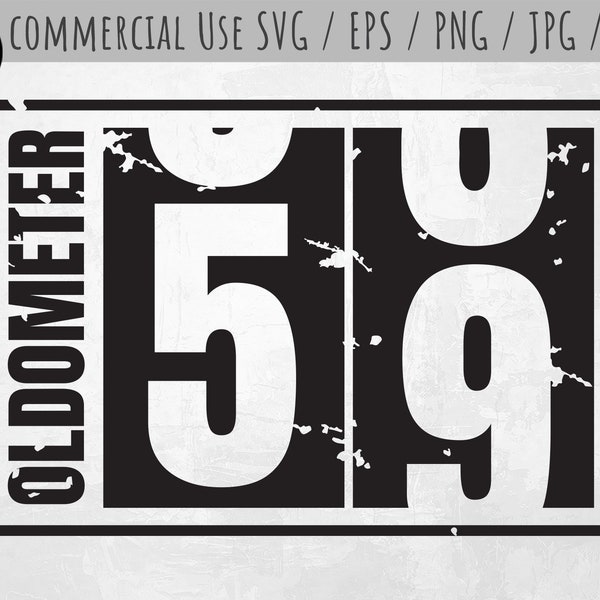 Oldometer Svg - Etsy