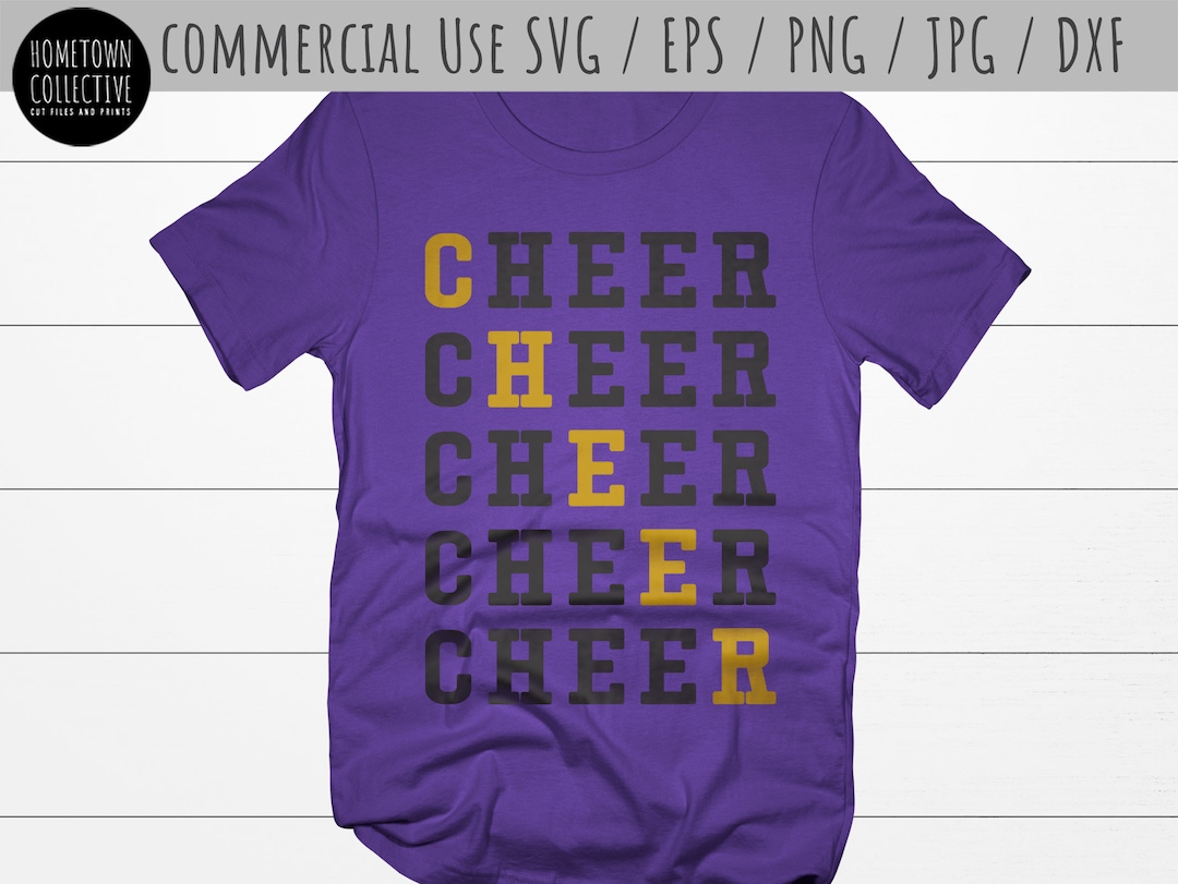 Cheer Svg, Cheerleading Cut Files, Svg, Dxf, Eps, Commercial Use - Etsy