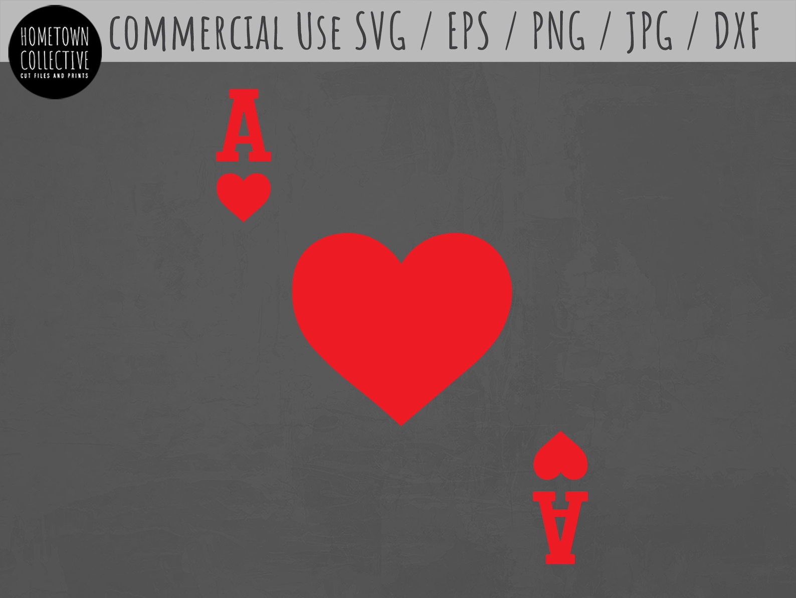 Ace of Hearts Svg Halloween Costume Svg Playing Cards Svg - Etsy