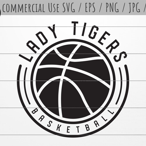 Tigers SVG Basketball Net Download Files DXF EPS - Etsy