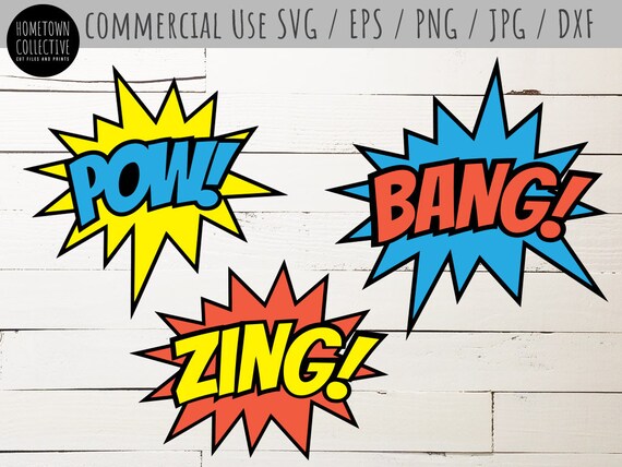 Cómic Bang Pow Boom Boom Pow PNG Transparent Images Free Download