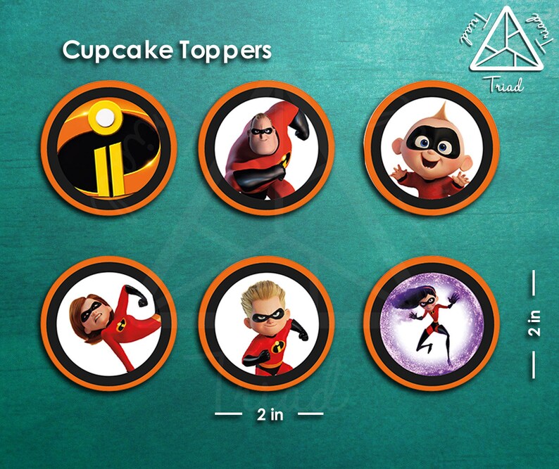 The Incredibles 2 Printable Party Set, Party Kit, the Incredibles ...