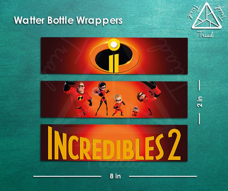 The Incredibles 2 Printable Party Set, Party Kit, the Incredibles ...