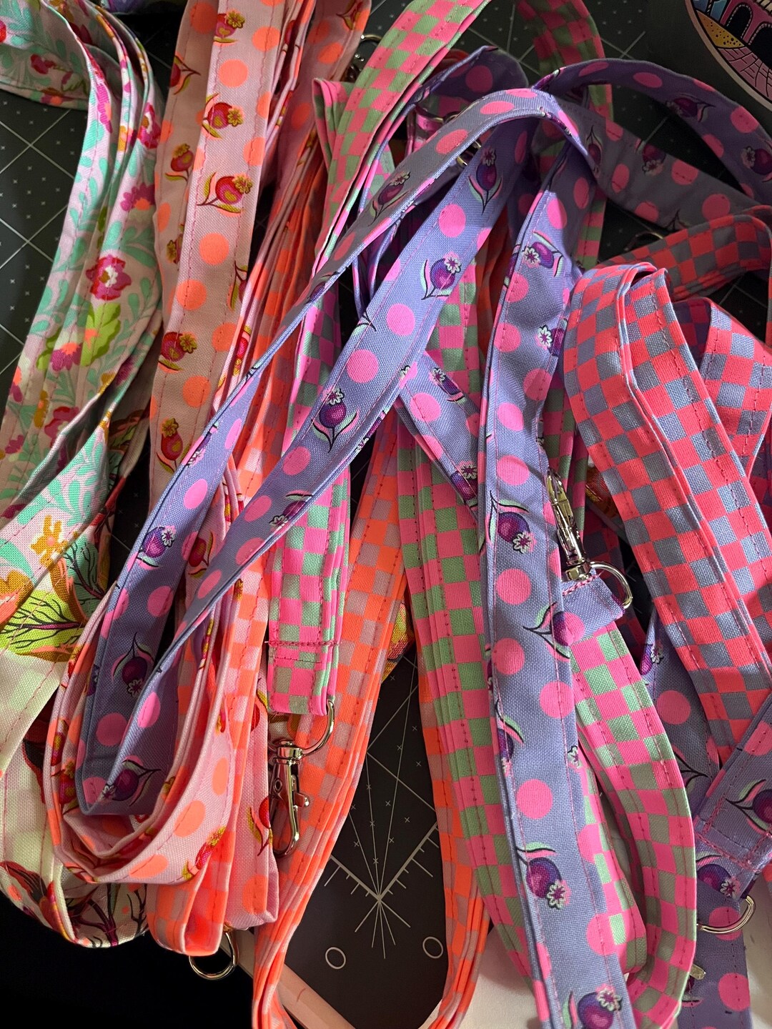 Lanyard | Tula Pink Untamed | Pink Fabric Drop | Badge Holder | Teacher ...