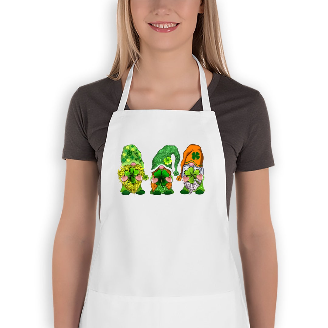 St Patrick's Day Kitchen Apron Saint Paddys Day Apparel Fun Kitchen ...