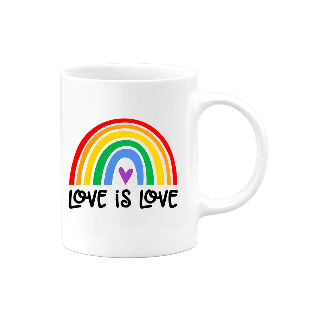Pride Mugs LGBTQ Kitchenware Pride Flag Travel Mug Pride Month Gift ...