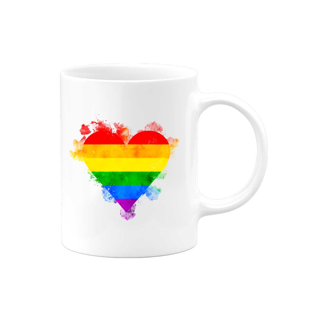Pride Mugs LGBTQ Kitchenware Pride Flag Travel Mug Pride Month Gift ...
