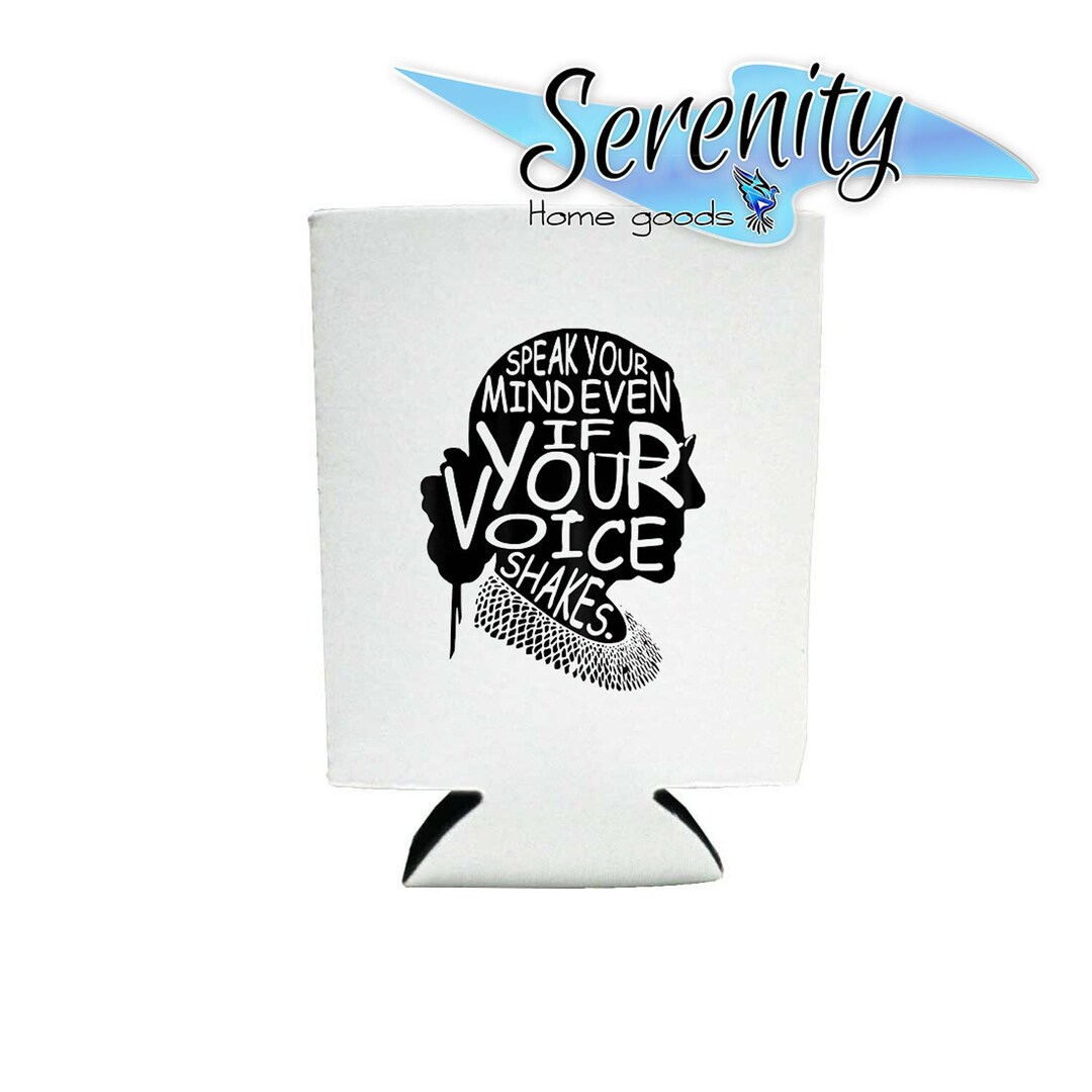 RBG Speak Your Mind Even If Your Voice Shakes Ruth Bader Ginsburg Quote ...